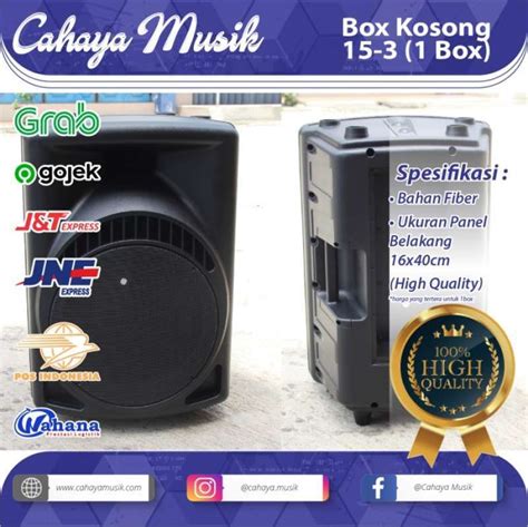 Promo Box Speaker In Bahan Plastik Fiber Box Model Bukan Mackie Diskon Di