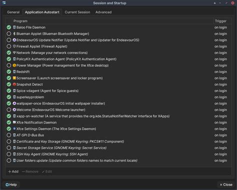 What Are Some Unnecessary Applications To Remove From Autostart In Session And Startup Settings