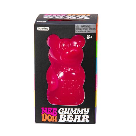 Schylling Needoh Gummy Bear Colors Randomly Shipped Squishy Sensory