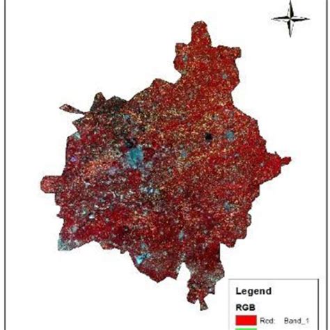 A Lulc Map Of Bathinda Using Unsupervised Classification For 2000