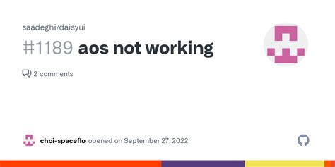 Aos Not Working Issue 1189 Saadeghi Daisyui GitHub