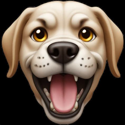 Angry Dog Lue Emoji Ai Emoji Generator