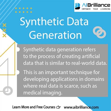 explore synthetic data generation aibrilliance posted on the topic linkedin