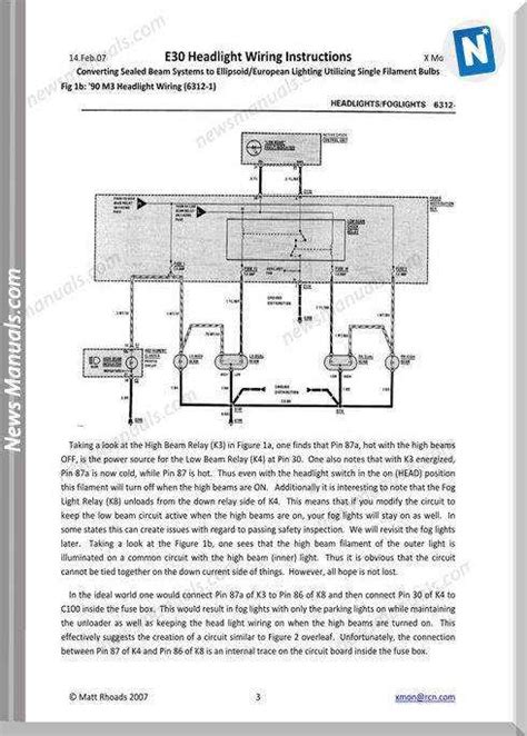 Bmw E46 Headlight Wiring Schematic