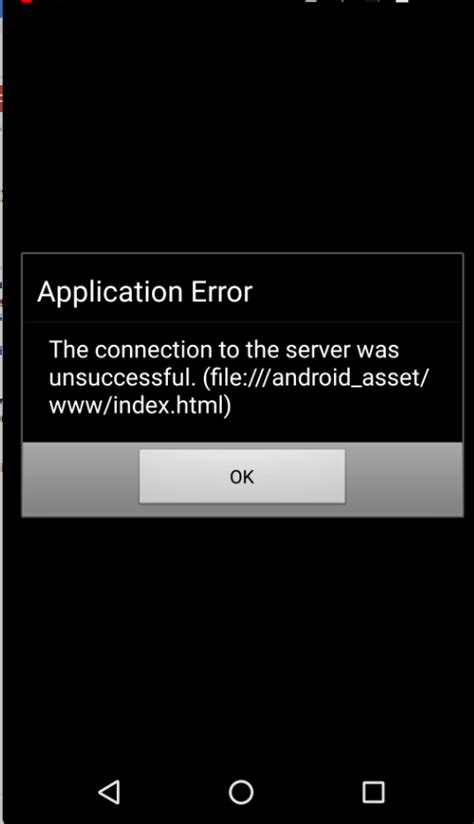 Android Ionic App Firebase Test Lab Couldnt Connect To Server Error