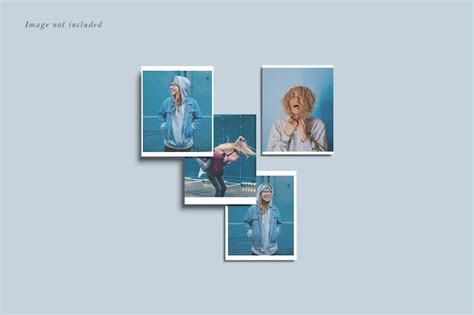 Premium PSD Polaroid Photo Mockup