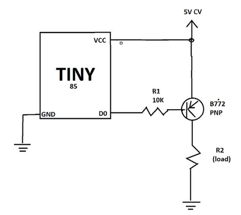 Attiny85 Power Transistor Problem General Electronics Arduino Forum