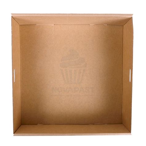 Caja Kraft Sin Tapa Para Catering 225x225x6cm Gdp