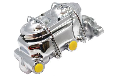 Gm Chevy Chrome Master Cylinder Corvette Style 1 1 8 Bore Jlfabrication