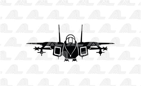 F 14 Tomcat Fighter Jet Vector File Eps Etsy