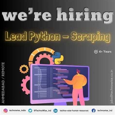 techno wise recruitment solutions on linkedin webscraping python javascript scrapy
