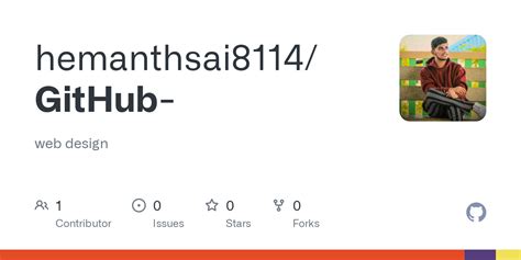 github hemanthsai8114 github web design