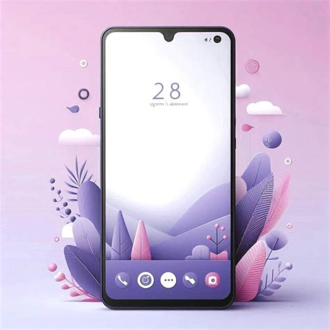 Minimalistic Mobile Mockup Perfect For Showcasing App Features Premium Ai Generated Image