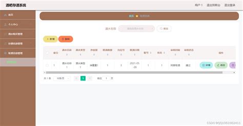 Ssm409酒吧存酒系统vue Csdn博客