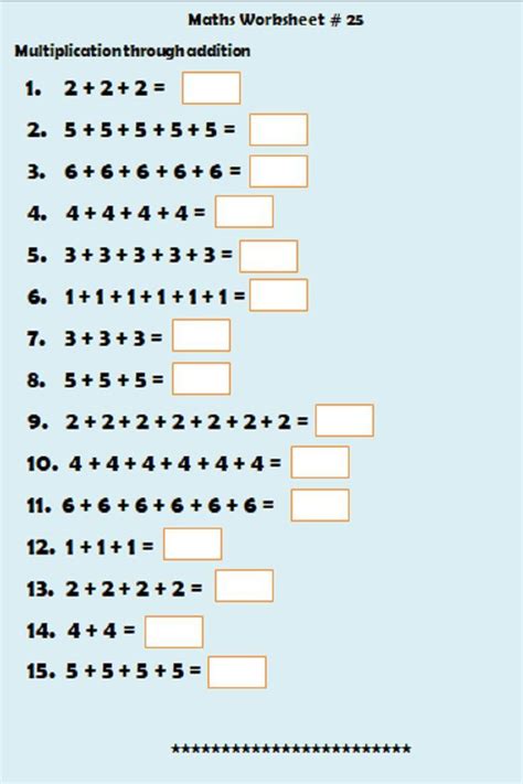 Multiplication Table Through Addition Class 1 In 2025 Easy Math Multiplication Table Through Addition Class 1 In 2025 Easy Math