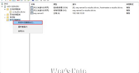 Weys Note 設定 Dns 條件轉寄conditional Forwarding