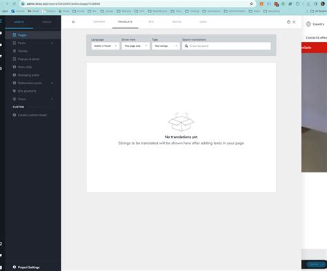Translation Error Urgent Help Needed Brizy Help Center