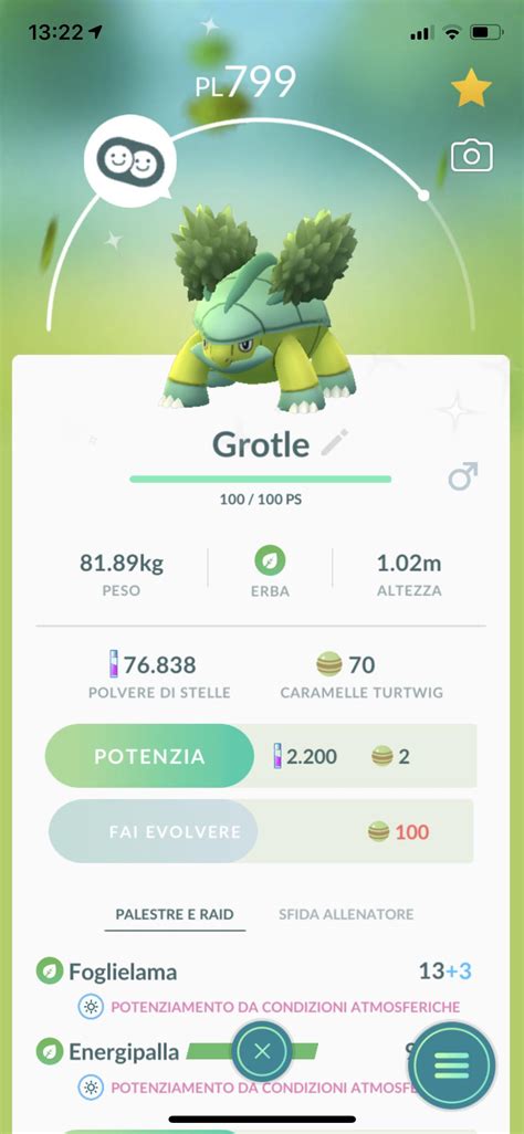 [pogo] Shiny Grotle Got It Some Months Ago As A Turtwig My Only Pokemon Go Shiny R Shinypokemon