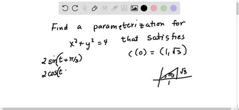 Solvedin Exercises 39 42 Find A Parametrization Ct Of The Curve