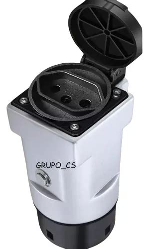 Plugue De Descarga V2l Tomada Carro Elétrico Tipo 2 Byd Gwm Frete Grátis