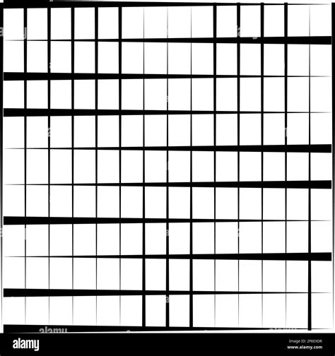 Abstract Grid Mesh Lattice Grating Geometric Element Intersecting