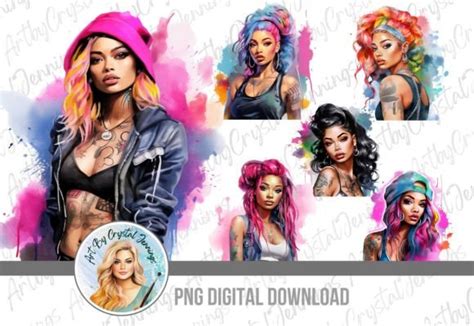 Beautiful Vintage Black Pin Up Girl Png Graphic By Artbycrystaljennings