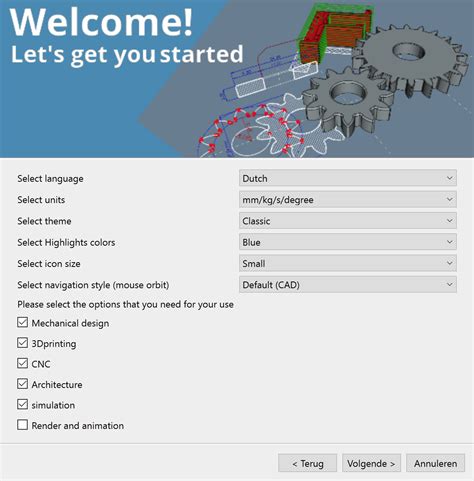 Problem FreeCAD Lacks A Quick Start Dialog Issue FreeCAD