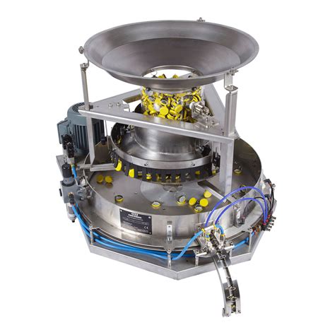 Ring Crown Cap Hopper Sorting Hopper Cap Orientation Finn Korkki Oy Finn Korkki