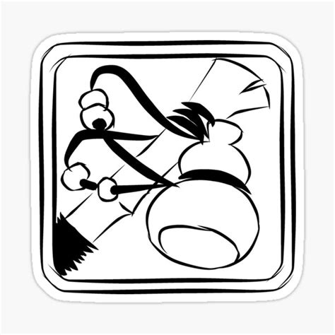 Monk Class Icon Sticker For Sale By Delyss Iouz Redbubble