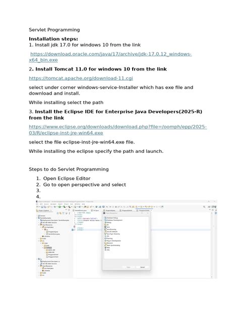 steps for installing tomcat pdf