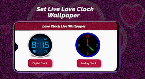 love clock live wallpaper for android download