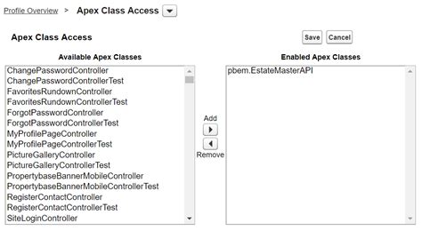 Register And Configure Public Api Site Propertybase Salesforce Edition