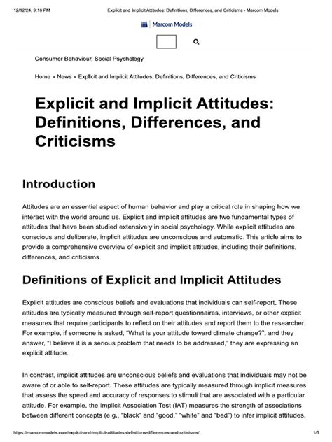 Implicit And Explicit Bielief Pdf