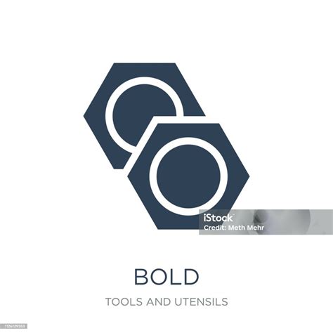 흰색 바탕에 아이콘 벡터를 굵게 굵게 도구와 식기 컬렉션 굵게 벡터 일러스트 레이 션에서에서 유행 채워진된 아이콘 뇌우에 대한 스톡 벡터 아트 및 기타 이미지 Istock