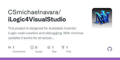 Github Csmichaelnavara Ilogic Visualstudio This Project Is Designed For Autodesk Inventor