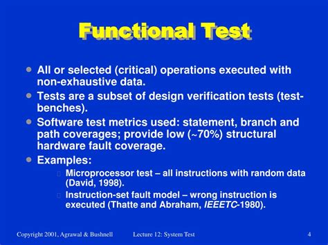 PPT VLSI Testing Lecture 12 System Diagnosis PowerPoint Presentation