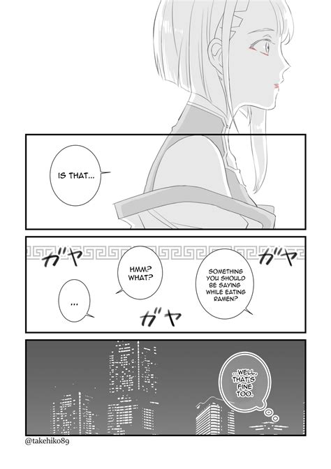 Getting Some Ramen A David And Lucy Comic By Takehiko89 Redgerunners