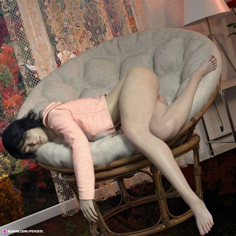Rule 34 1girls 3d Asleep Black Hair Bottomless Female Female Only Indoors Pinup Psyco75 Pussy