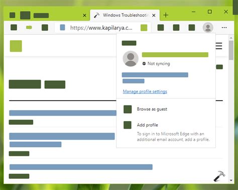 Enable Or Disable Sync In Microsoft Edge Chromium