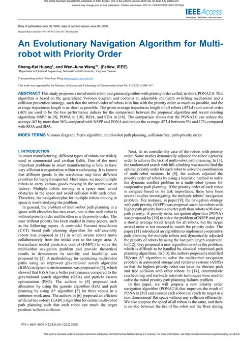 Pdf An Evolutionary Navigation Algorithm For Multi Robot With Priority Order