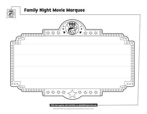 Printable Movie Ticket Coloring Page