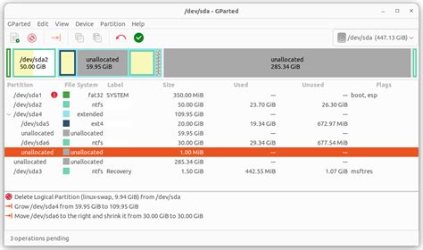 Partitioning Why Does Gparted Insert 1 Or 2 Mib Unallocated Gaps When