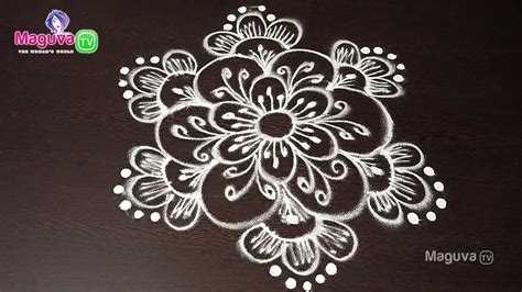 Easy Rangoli Designs With Dots Step By Step Diy Mdf Readymade Rangoli