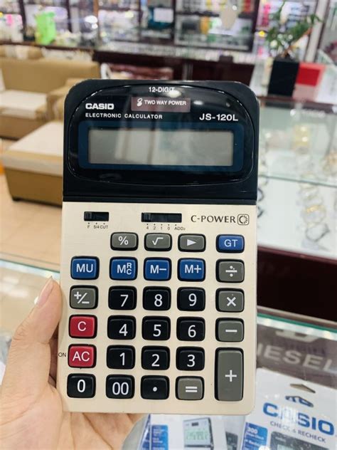 Máy Tính Casio Js 120l Đồng Hồ Kính Mắt
