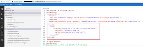 Aspnet Core 20 Url Rewriting In Azure Stack Overflow