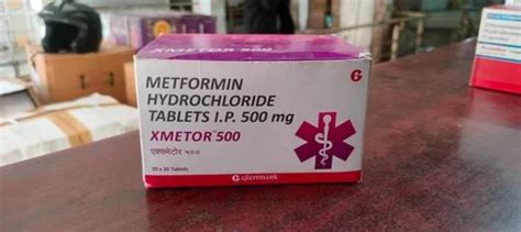 500mg Glenmark Metformin Hydrochloride Tablets Ip At Rs 650box