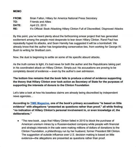 21 Free Memo Template Word Excel Formats