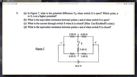 Tough Circuit Problem Find Current When Switch Is Closed Physics Forums