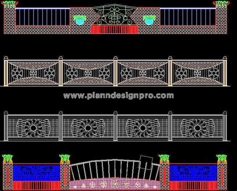 Balcony Railing Design Cad Block Free Autocad Download