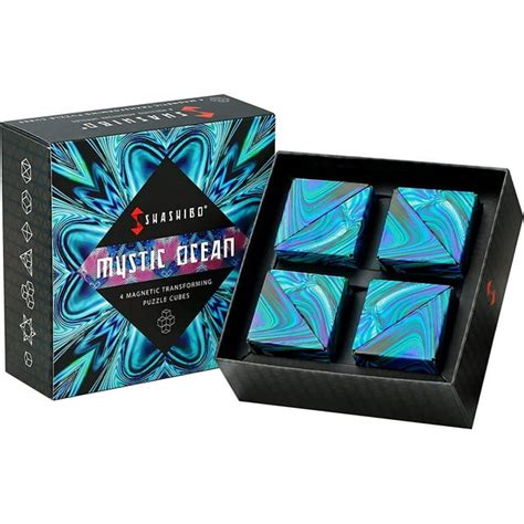 Free Shipping Shashibo T Box Of 4 Award Winning Patented Fidget Cube W 36 Rare Earth